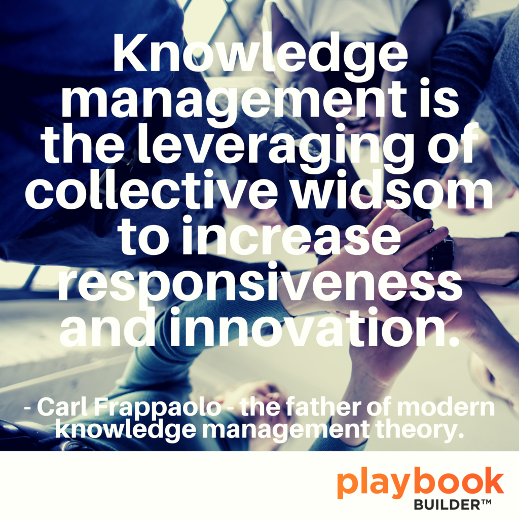 The Knowledge Management Advantage - Playbook Builder